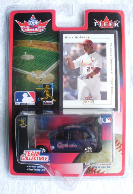 2001 St. Louis Cardinals PT Cruiser w Mark McGwire Card - New in ...