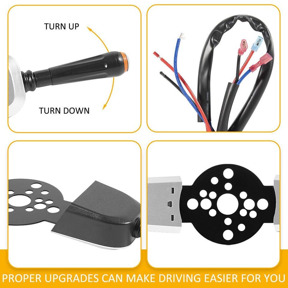 Bezel Control Switch Blinker Trim/Jack Plate For Seastar Hydraulic ...