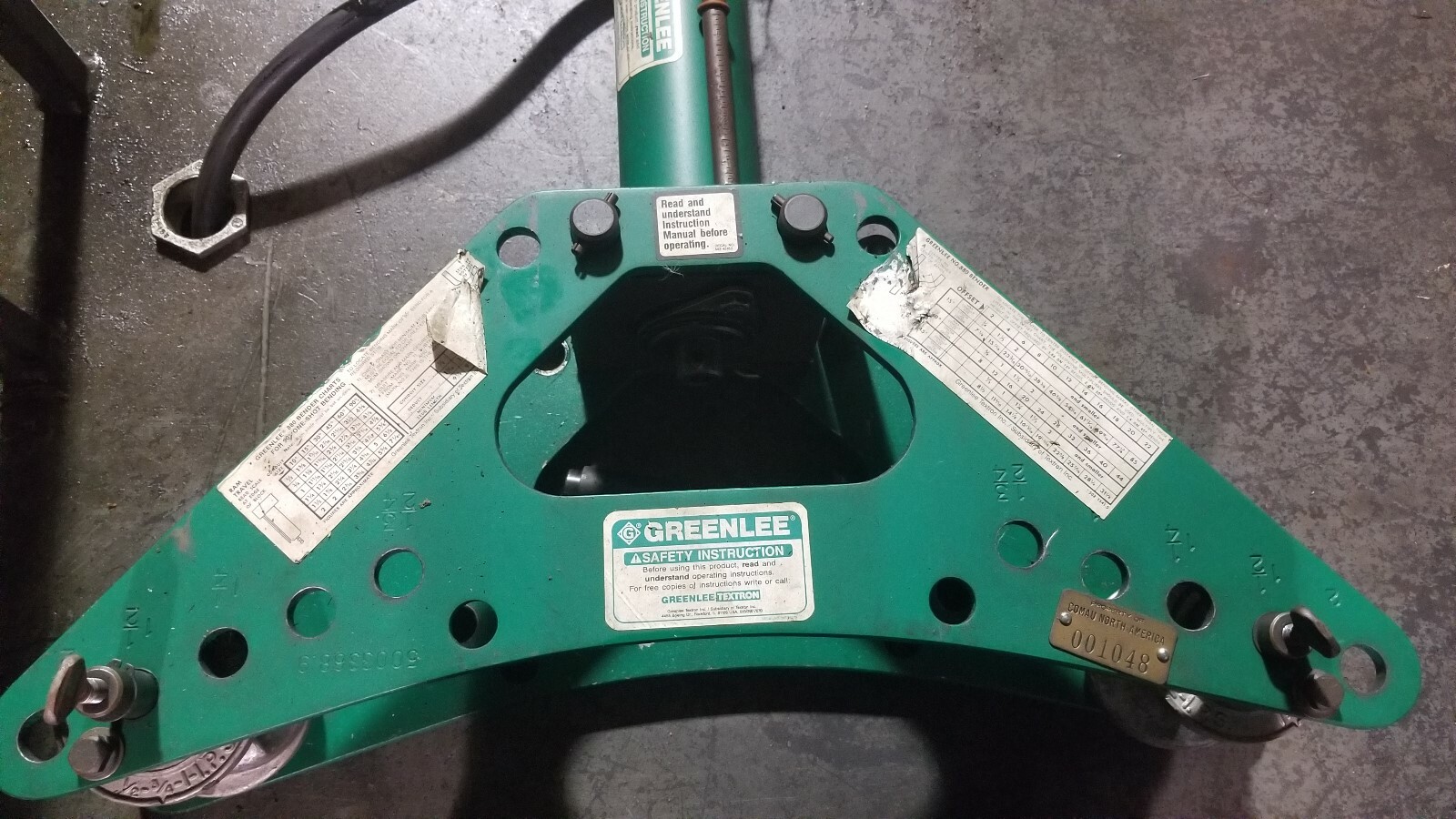 Greenlee 880 Tube Bender & Greenlee 110V | Grelly USA