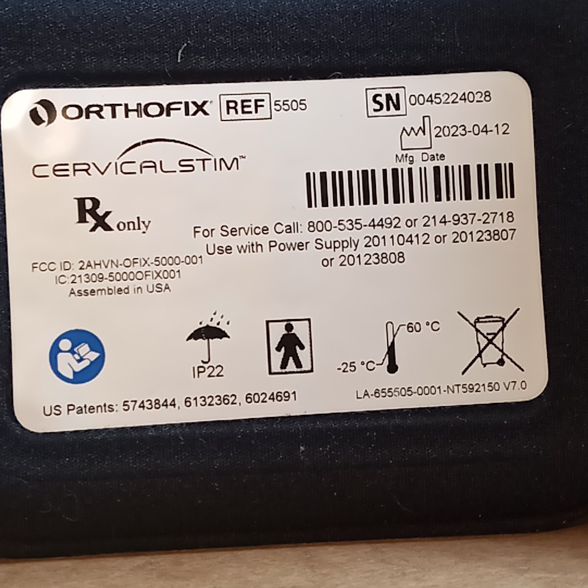Orthofix Cervical Stim 5505 Spinal Fusion Therapy for sale online | eBay