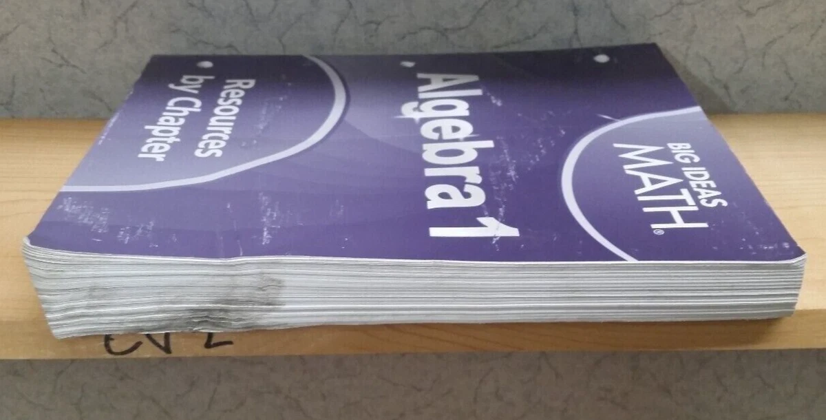 Algebra 1 Book Purple