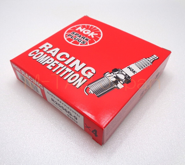 Set of 4 x NGK R2556G-9 (Old No R2556B-9) Racing Plugs Spark Plug from ...
