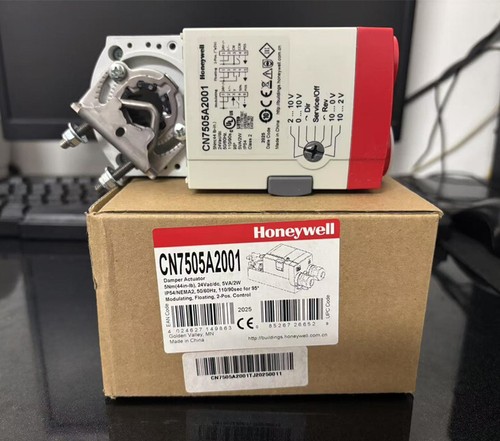 Honeywell CN7505A2001 24V electric regulating switch damper air valve ...