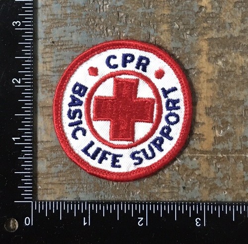Vintage CPR BASIC LIFE SUPPORT American Red Cross Medical Sew-On Patch ARC | eBay