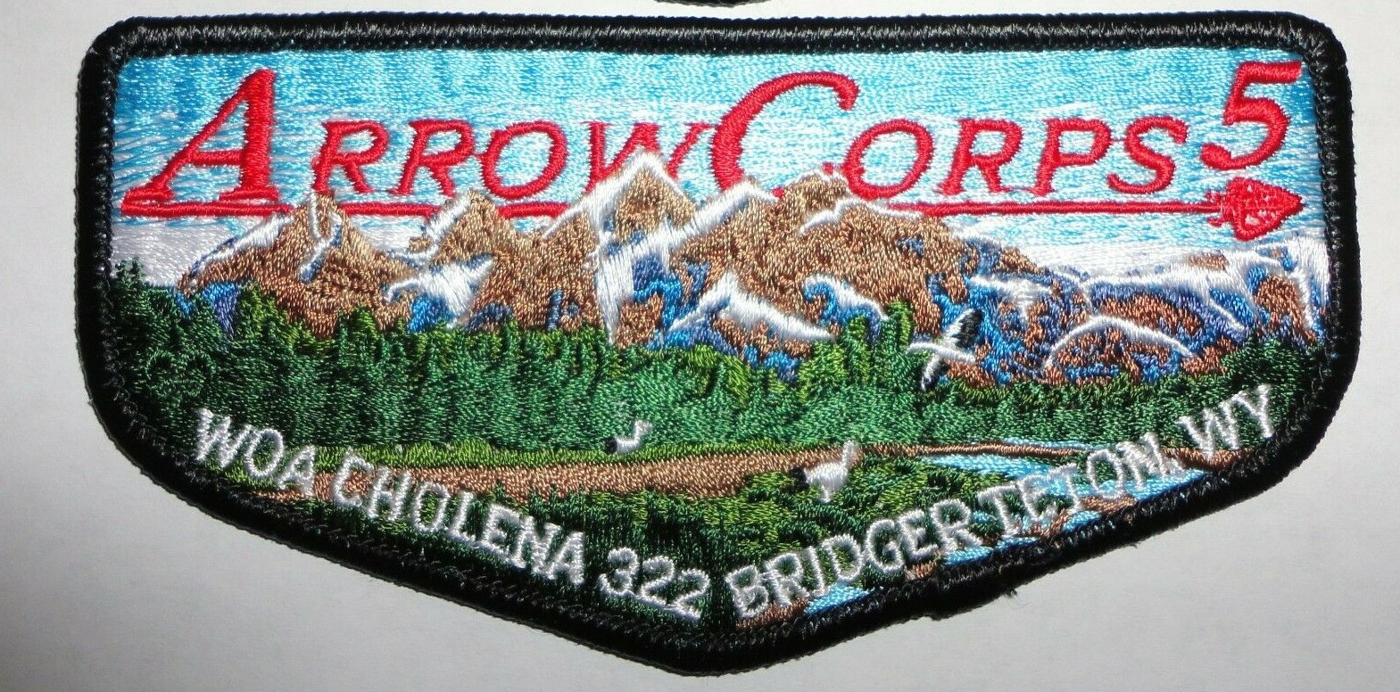 Woa Cholena Lodge 322 ArrowCorps5 OA Flap – Mobile Area Council – La ...