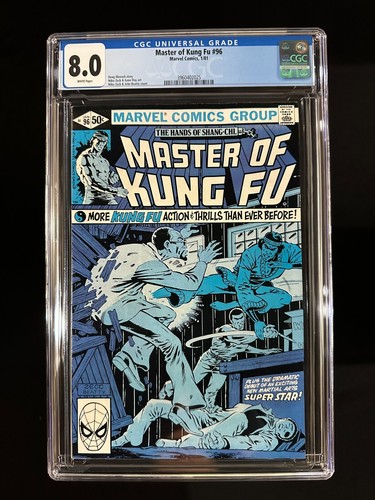 Master of Kung Fu #96 CGC 8.0 (1981) - Shang-Chi | eBay