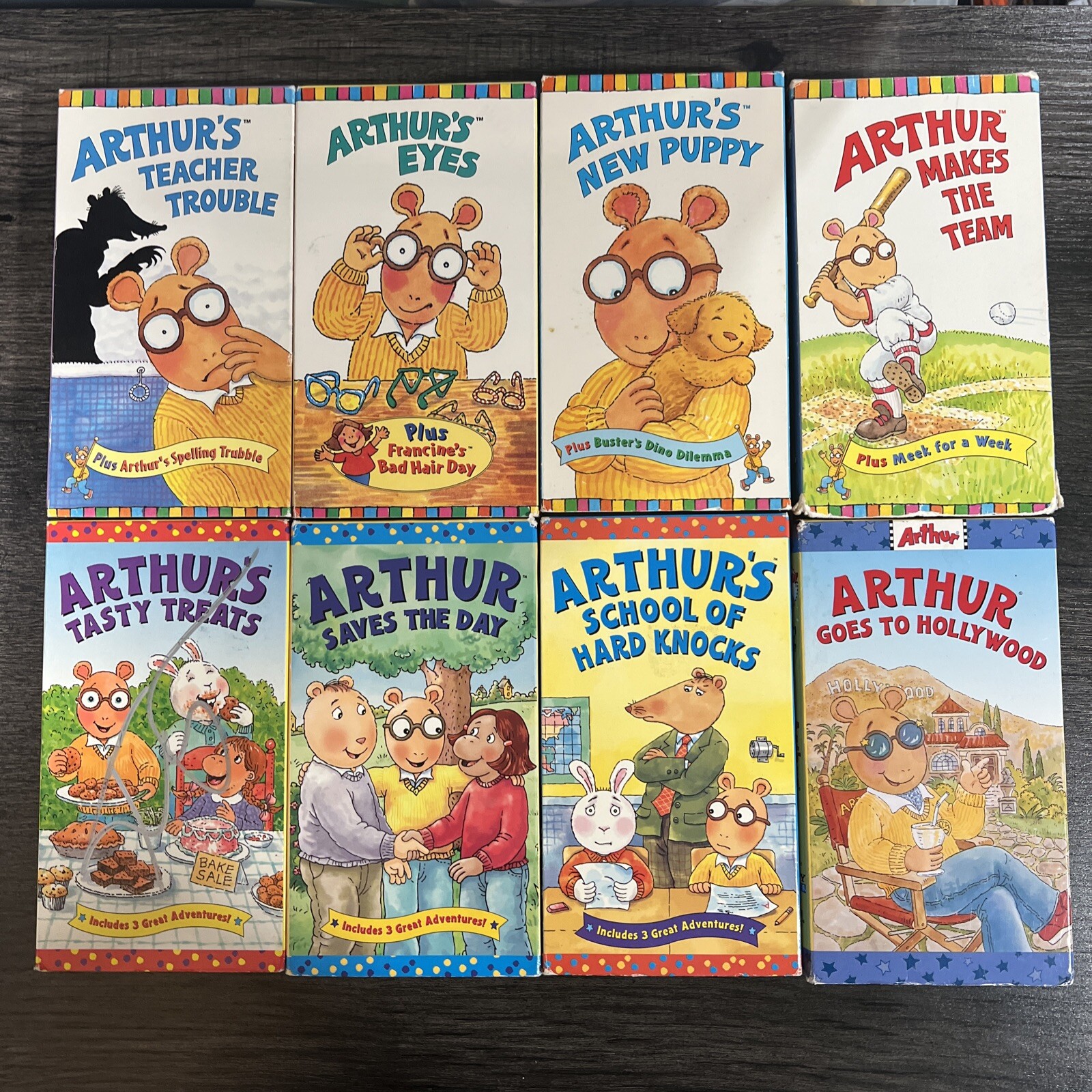 Vintage Arthur VHS Lot Of 6 Videos Rare HTF OOP PBS Children’s Series ...