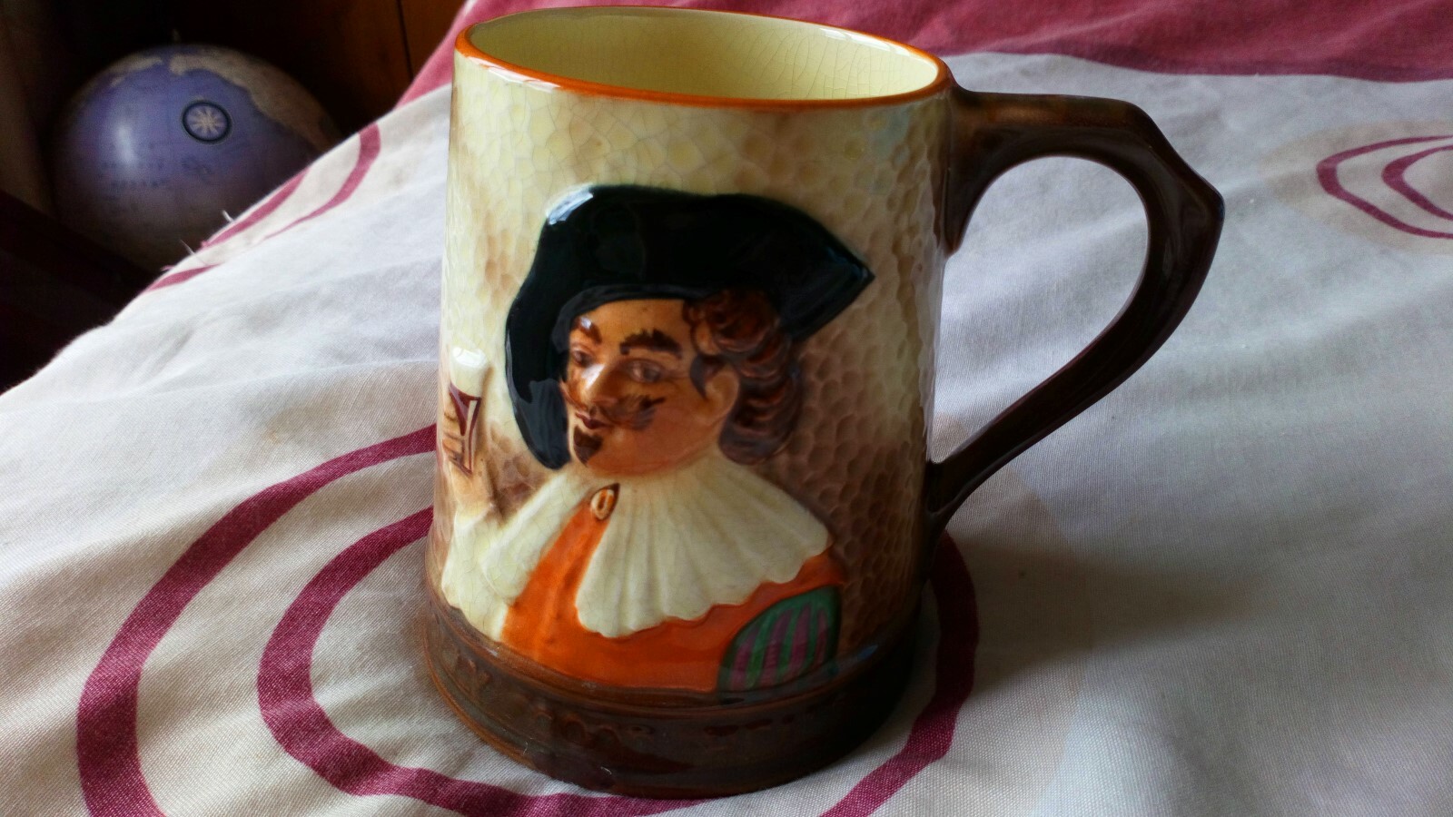 Falcon Ware pottery Tankard Cavalier Jolly Good Health Toby jug mug 5 ...