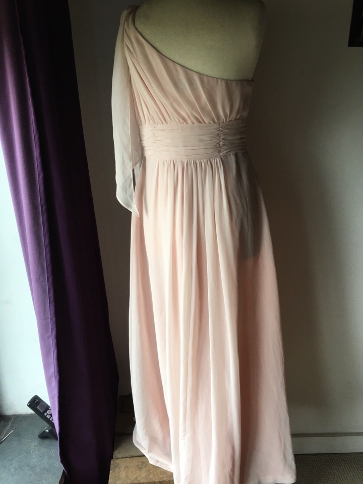 Debut By Debenhams Pink Shell Prom Evening Party Bridesmaid Dress Long ...