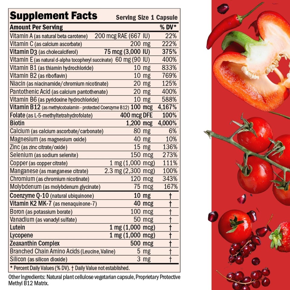 ANDREW LESSMAN Essential-1 Multivitamin 3000 IU Vitamin D3 60 Small ...
