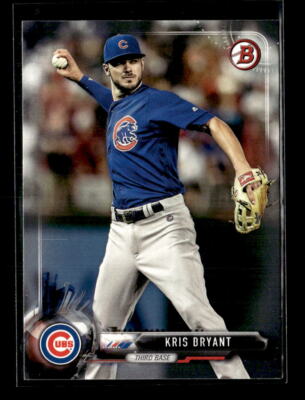 2017 Bowman Paper Kris Bryant Chicago Cubs #1 5 Card Lot | eBay