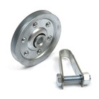 Garage Door 3 Inch Diameter Pulley with Straps and Axle Bolts (2 PACK ...
