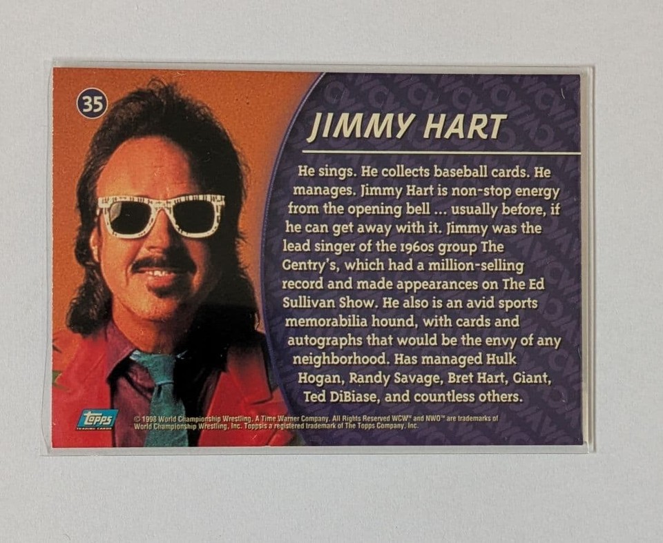 WCW Jimmy Hart Pro Wrestling Card R5 | eBay UK