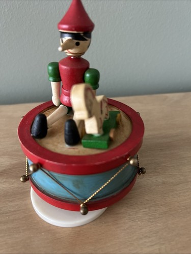 Vintage Pinocchio Wooden Figural “Toyland” Music Box Made In Taiwan | eBay