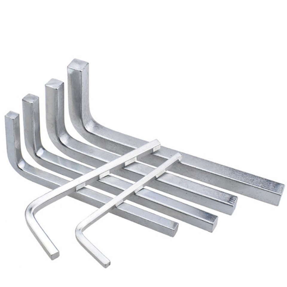 5X L Shape Square Head Wrench Square Key 4-Point Wrench Screwdriver Set ...