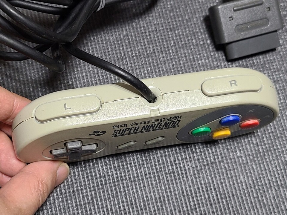 Nintendo Hyundai Super Comboy Pad #1 Retro Game Korean Version for SNES ...