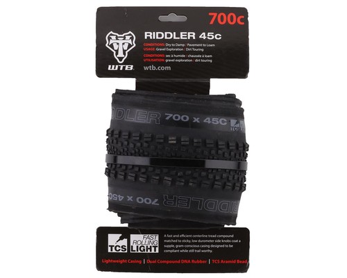 WTB Riddler Tubeless Gravel/Cross Tire (Black) | eBay