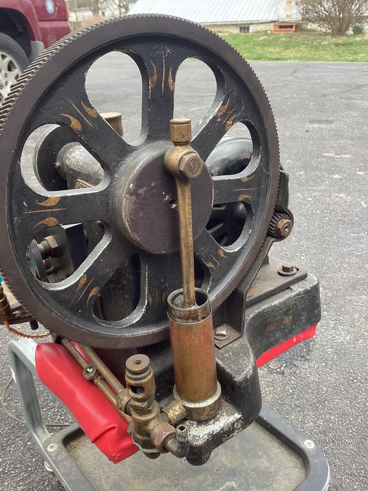 ANTIQUE BEER Soda Bishop Babcock company tap Air Pump electric motor | eBay