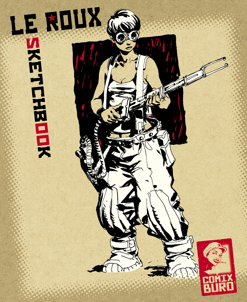 ETIENNE LE ROUX SKETCHBOOK 1 signed+limited 900 Ex. LE TEMPLE DU PASSE ...