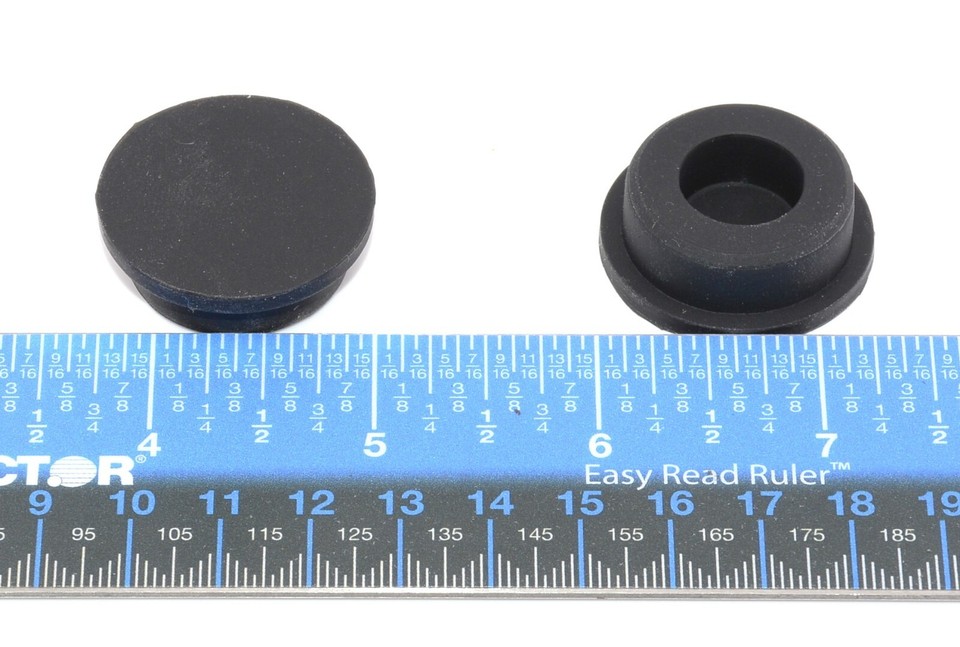 Large Rubber Hole Plugs / 7/8" to 2.5" Compression Fit Panel Plugs / 10 ...