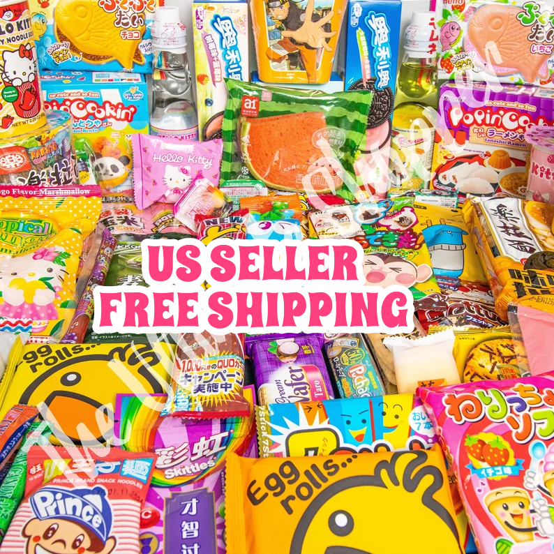 50 Pieces Exotic Japanese Korean Taiwanese Asian Snack Box Samplers | eBay