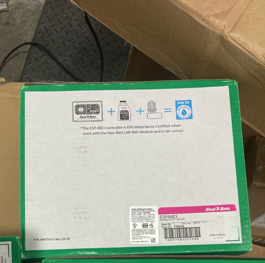 Rain-Bird Controller Indoor Outdoor Lawn Irrigation Sprinkler Timer ...