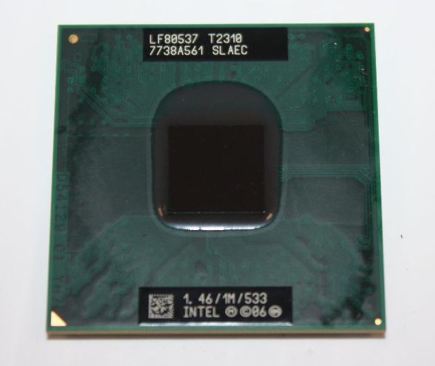 HP/COMPAQ--INTEL DUAL CORE DUO--T2310 1.46GHZ 533MHZ 1M SLAEC--MOBILE ...