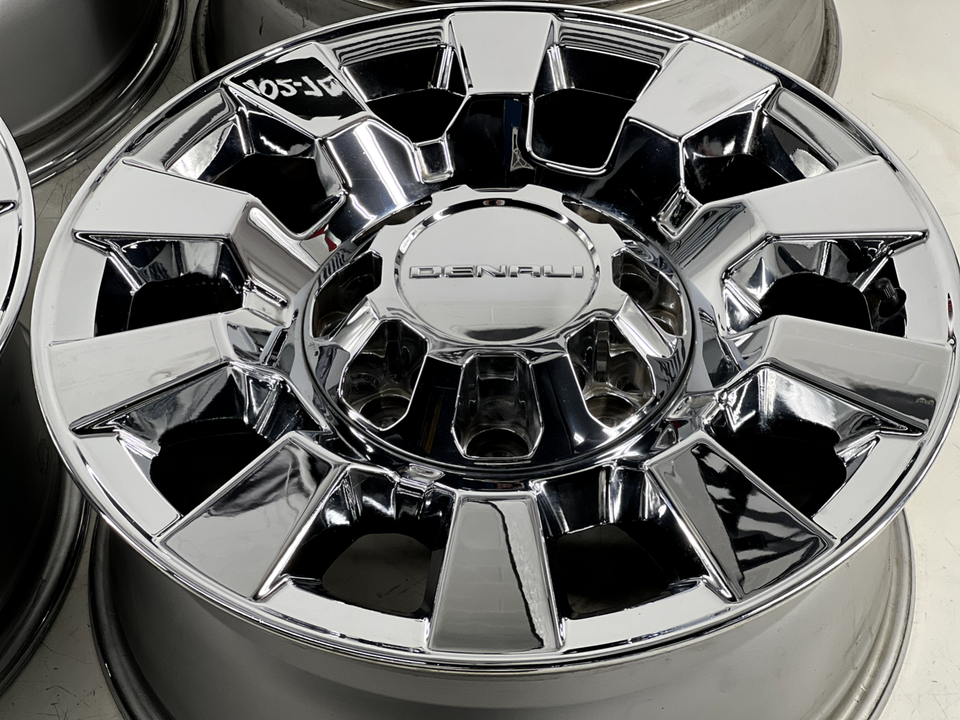 20" GMC SIERRA CHEVY DENALI 2500 HD 3500 HD OEM FACTORY CHROME WHEELS ...