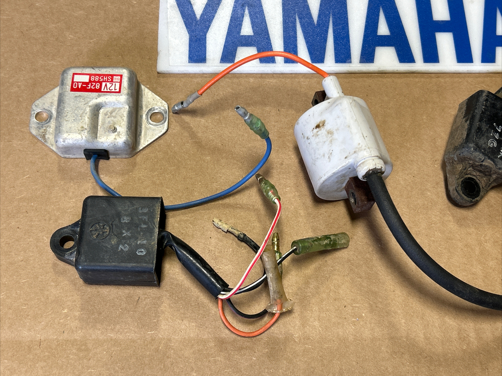 1988-1995 Yamaha Blaster Ignition Coil CDI Box Voltage Regulator ...