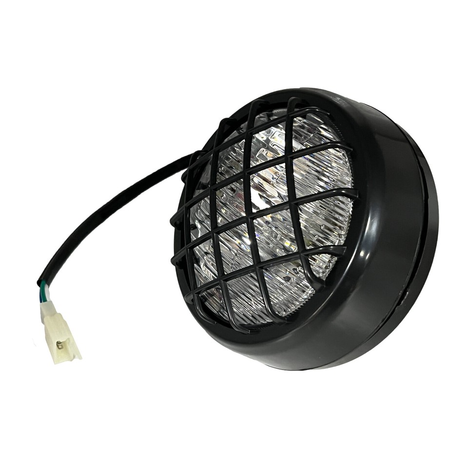 2x LED Headlights for Yamaha Banshee 1987-2006 lens bulbs Grills ...
