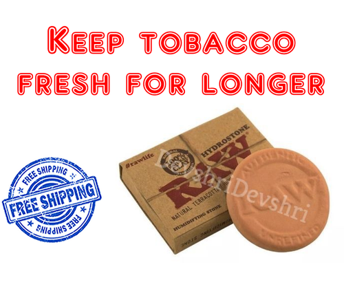 RAW Hydrostone Natural Terracotta Clay Humidifying Stone For Tobacco ...