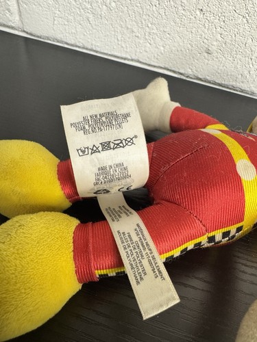 Disney Mickey Mouse Race Car Driver 10" Stuffed Animal Plush Toy Racer ...