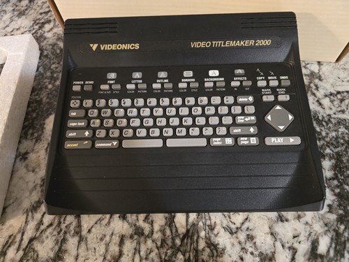 Videonics Video Title Maker 2000 Digital Video Model TM-2000 With Box ...