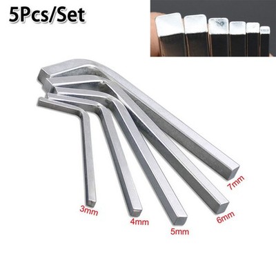 5X L Shape Square Head Wrench Square Key 4-Point Wrench Screwdriver Set ...