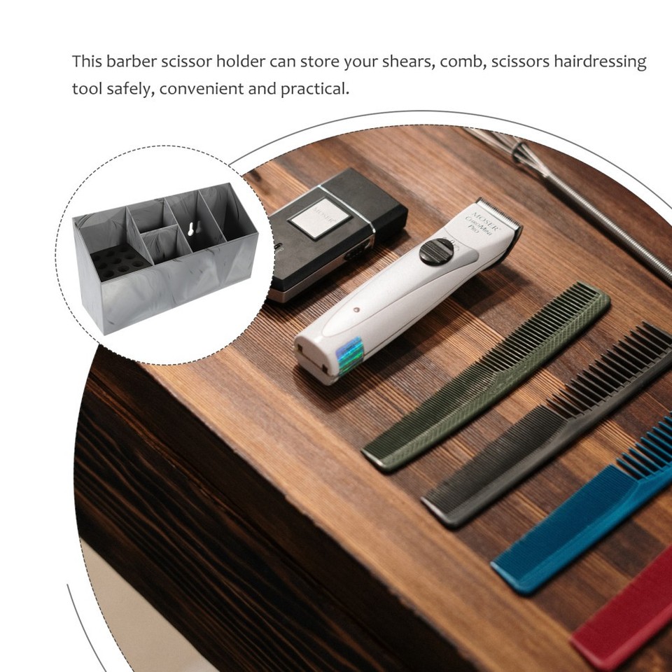 Wall Hairdressing Tool Storage Box Hairdressing Comb Storage Holder ...