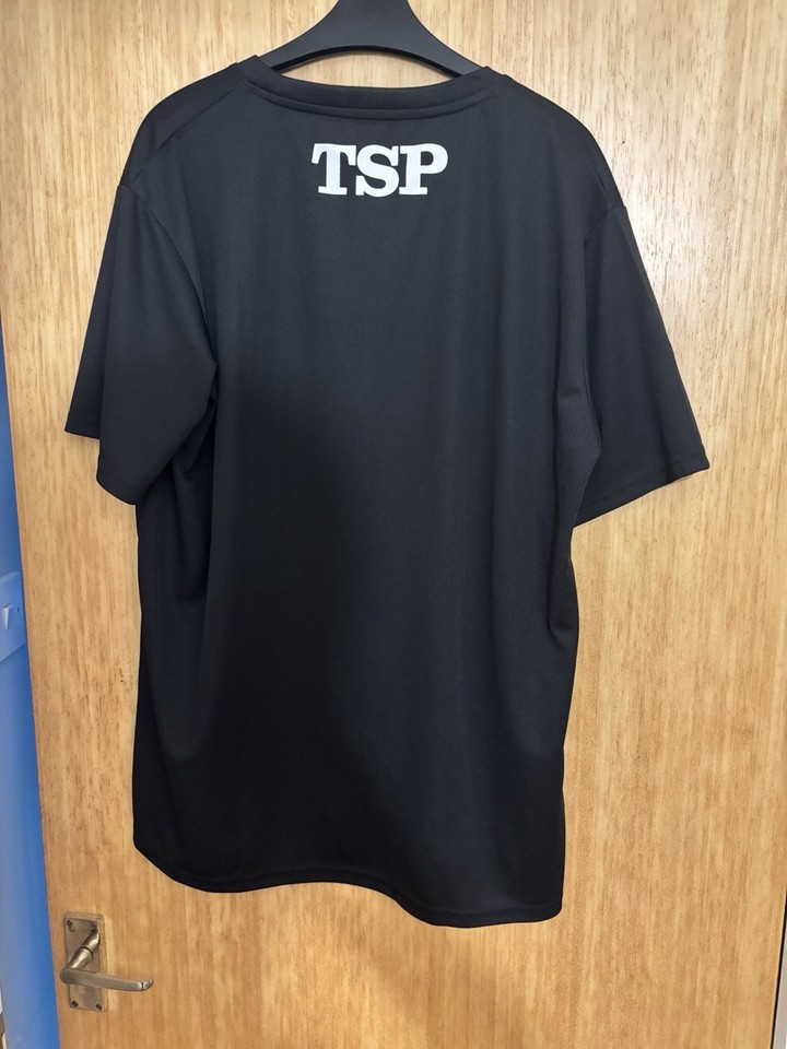 Table Tennis TSP Shirt Black 2XL (Fits like XL) Short Sleeve | eBay UK