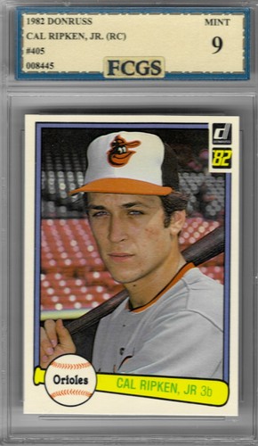 1982 Donruss Cal Ripken Jr RC #405 Graded FCGS 9 MINT | eBay