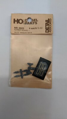 Number Board - ALCO Angled Back NB2603 | eBay