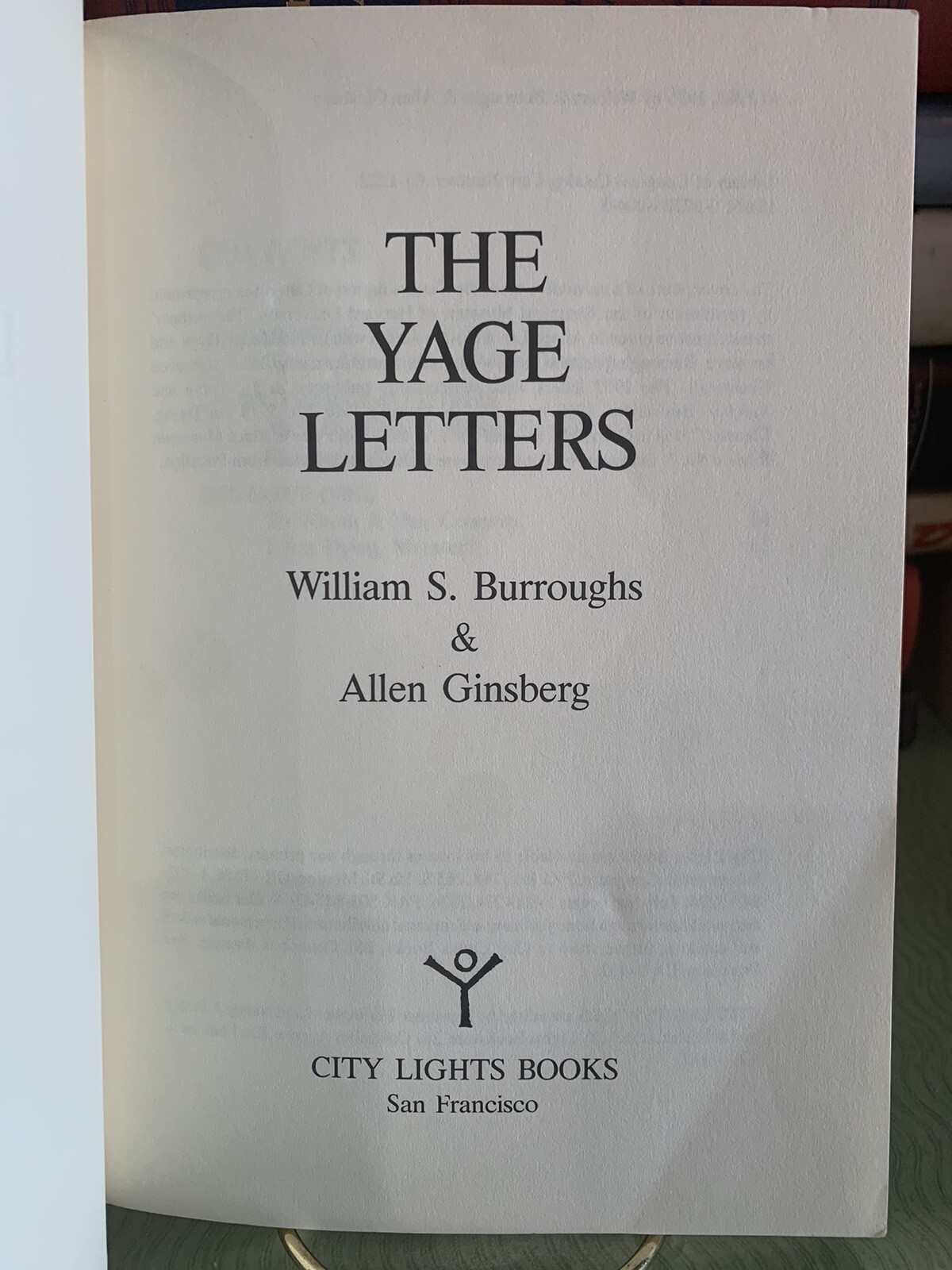 The Yage Letters by William S. Burroughs & Allen Ginsberg, 1975, 2nd ...