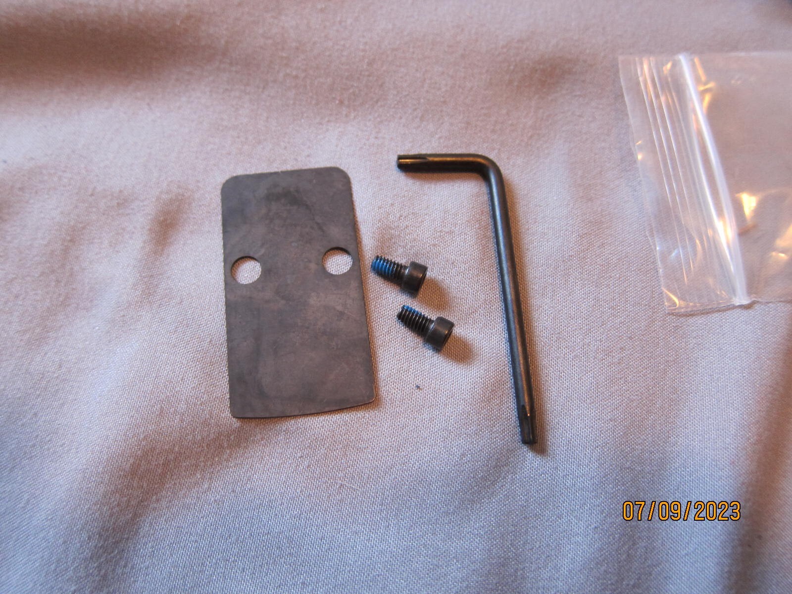 Optic RMRcc Sealing Plate, Fits Trijicon RMRcc Black Steel | eBay