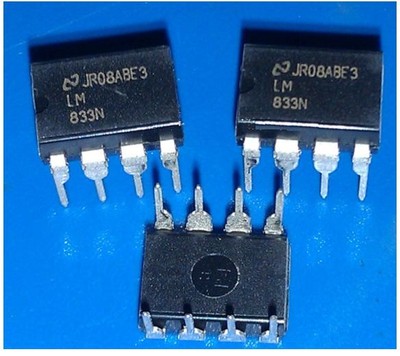50PCS IC LM833N LM83 NSC DIP-8 Dual Low Noise Audio Op-Amp NEW GOOD ...
