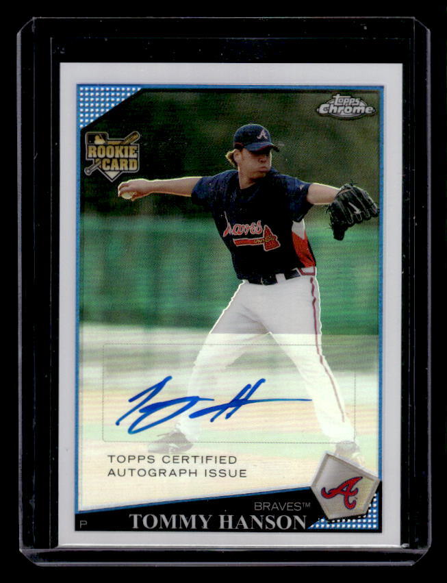 2009 Topps Chrome #NNO Tommy Hanson Rookie Autograph Refractor | eBay