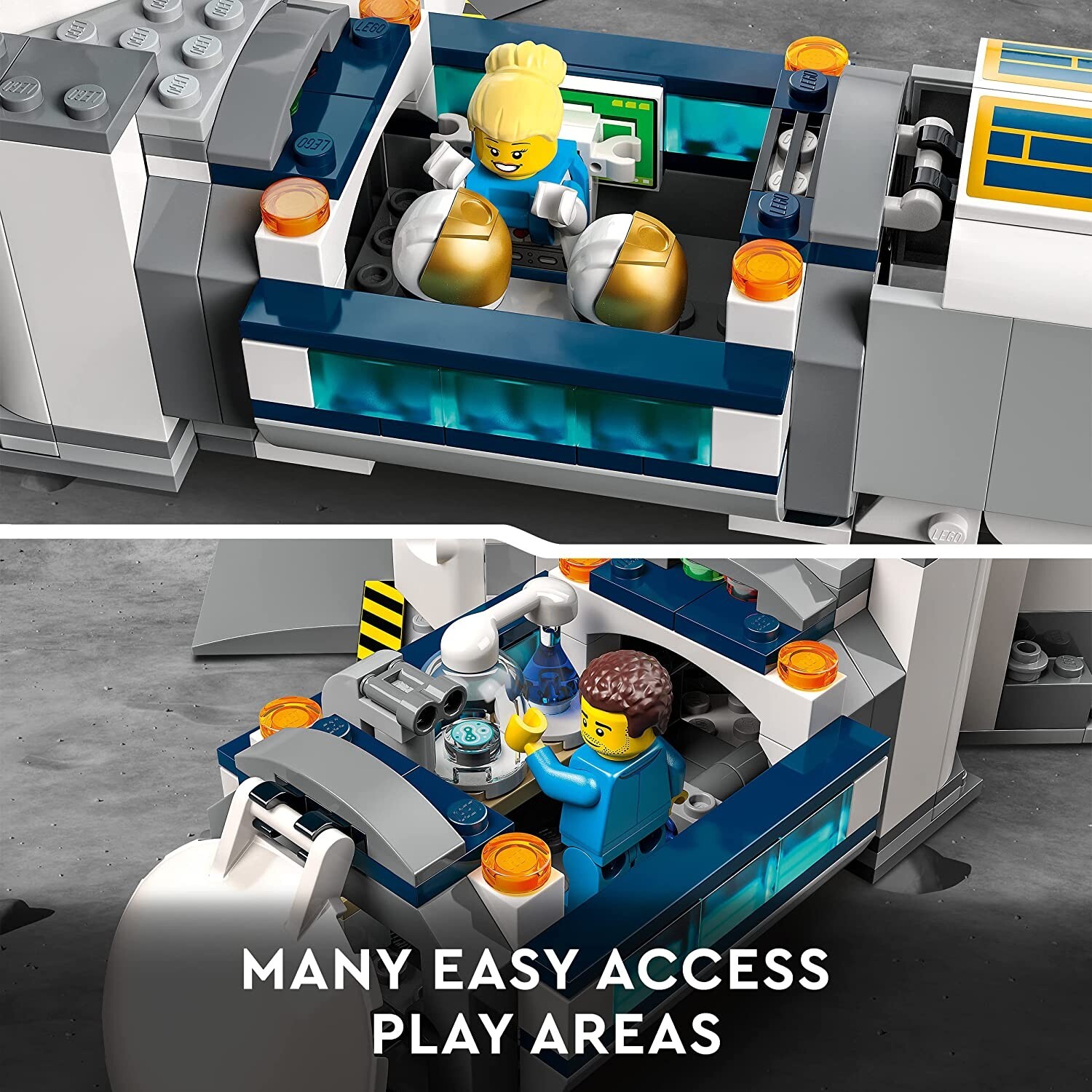LEGO 60350 City Lunar Research Base Outer Space Set NASA Inspired ...