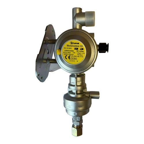 Truma Gas Regulator MonoControl Crash Safe with Elbow 10mm outlet Old ...