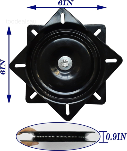 2Pack Heavy Duty Bar Stool Swivel Plate, 6Inch Chair Base With Solid ...