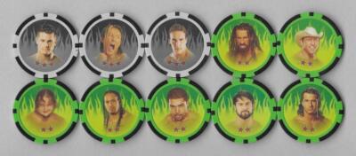 WWE Topps Power Chipz 2011 Lot of 10 Set E | eBay