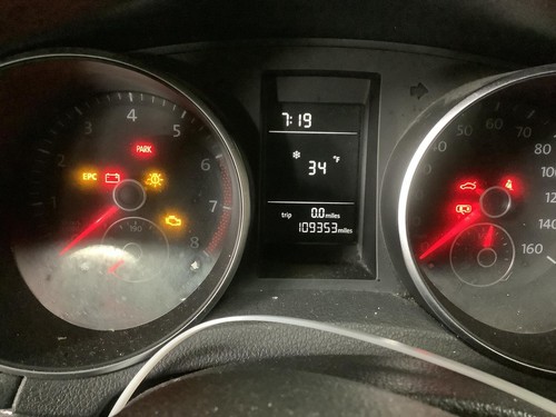 Used Speedometer Gauge fits: 2012 Volkswagen Jetta cluster SW w/o ...