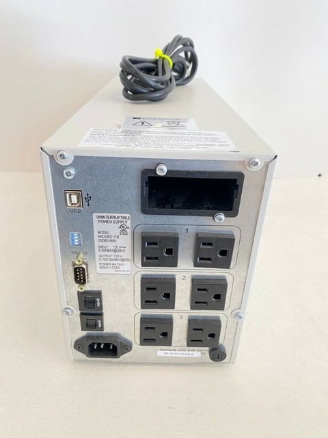 Ametek Powervar Uninterrupted Power Supply UPS ABCE802-11B 120VAC With ...