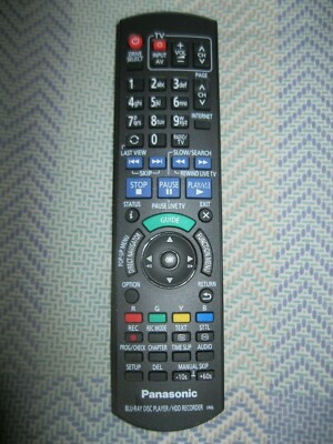 Remote Control - Panasonic N2QAYB000979 Blu-Ray Disc Player / HDD ...