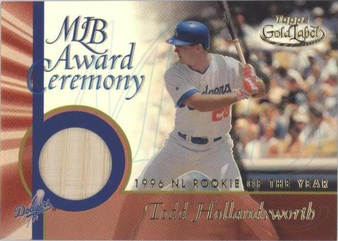 2001 Topps Gold Label - Mlb Award Ceremony Relic Todd Hollandsworth # ...
